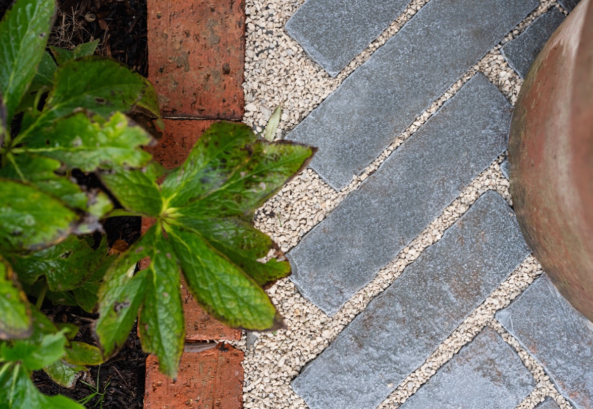 Raj Grey Herringbone Paving | Beswick Stone