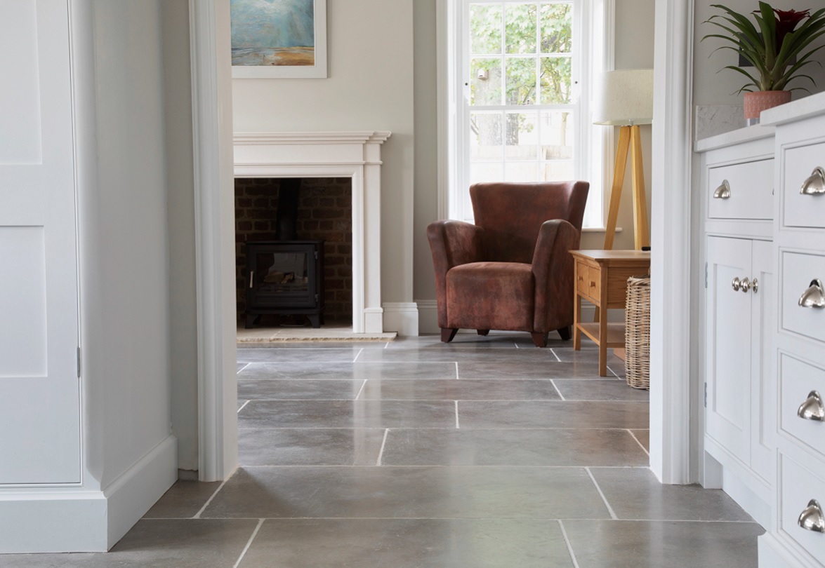Silver Limestone Floor Tiles | Beswick Stone